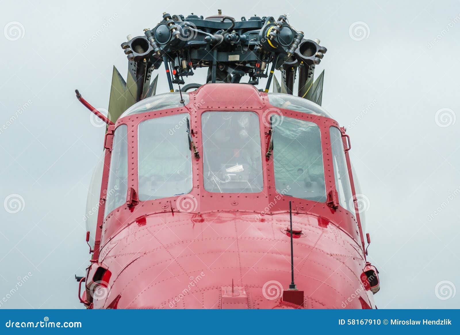 Helicopter Main Rotor Blades On The Background Of The Sky Stock Image ...