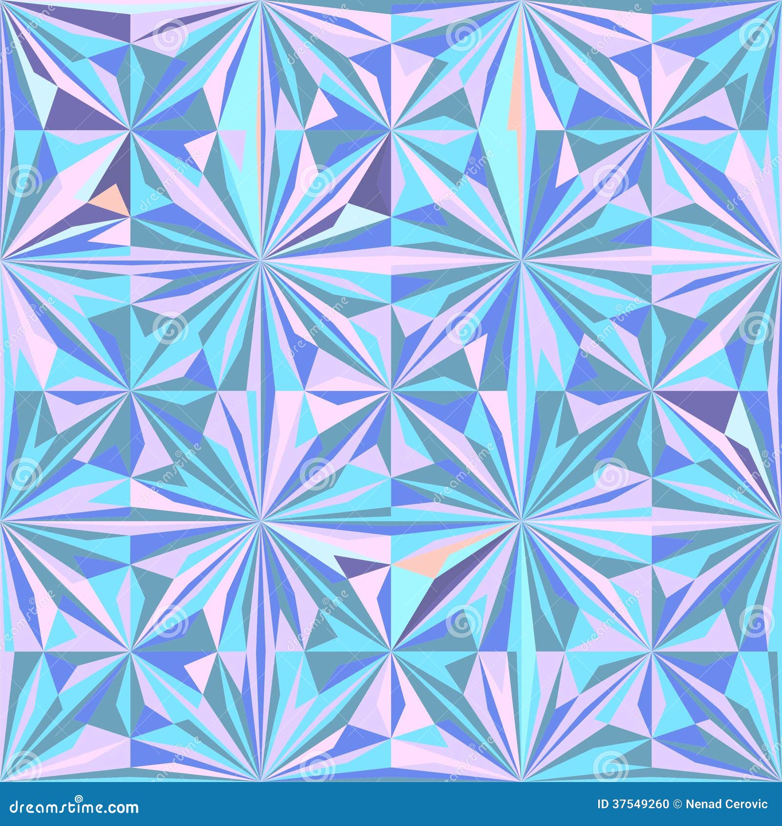 Vintage Hipster Seamless Geometric Pattern Background Vector Stock ...