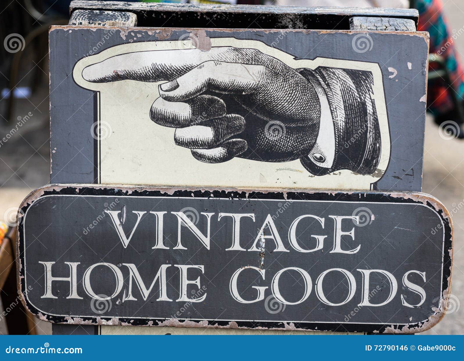 Vintage Home Goods Store Sign Stock Photo - Image of sign, shop: 72790146