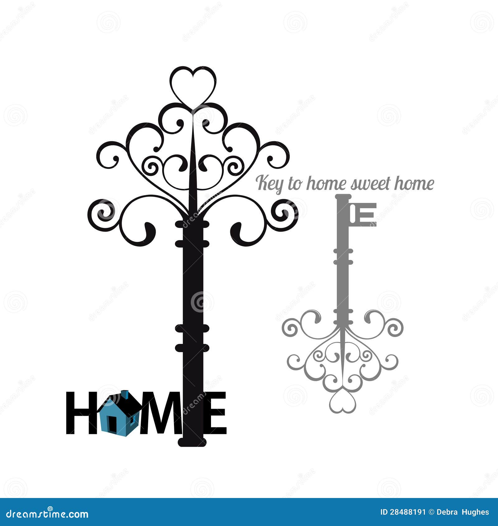 Vintage home key icon stock vector. Illustration of homestead - 28488191