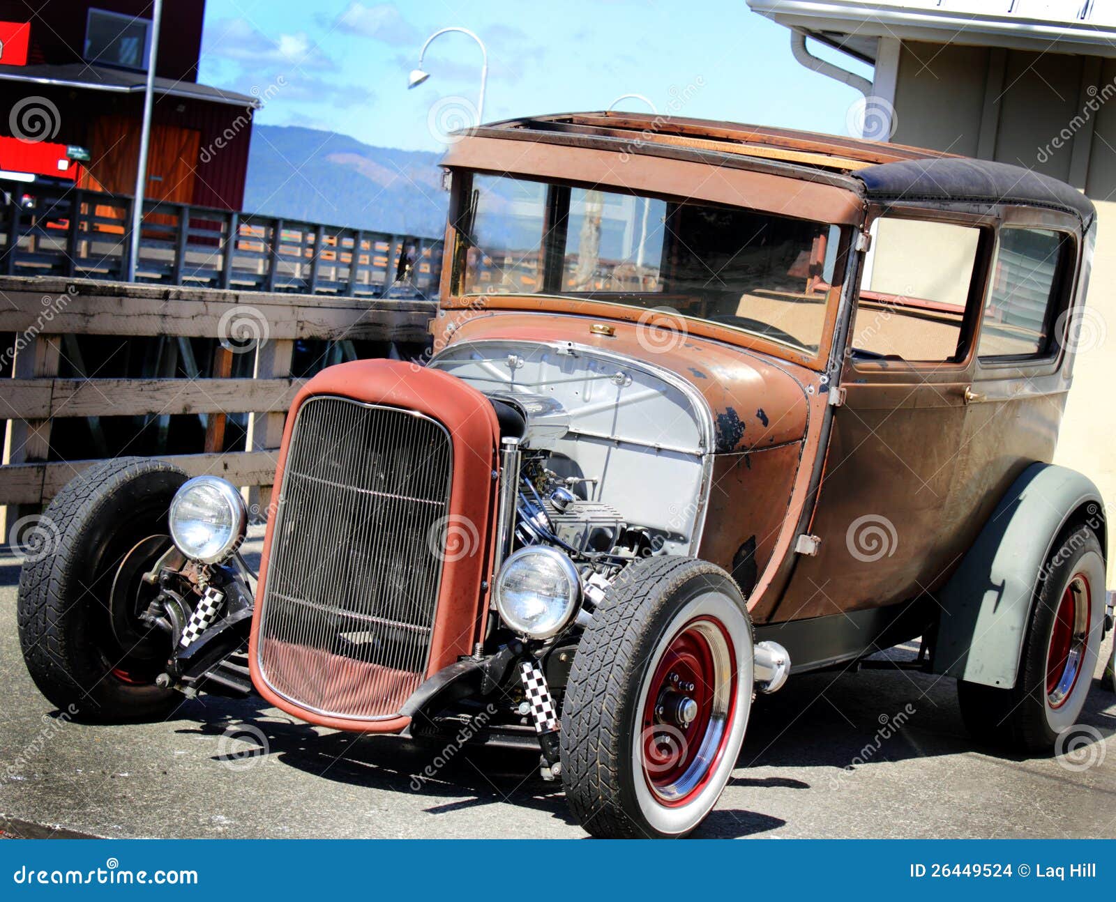 Vintage Hot Rod stock photo. Image of vehicle, copper - 26449524