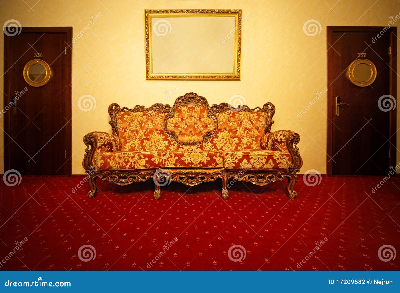 Vintage hotel interior stock photo. Image of copy, design - 17209582