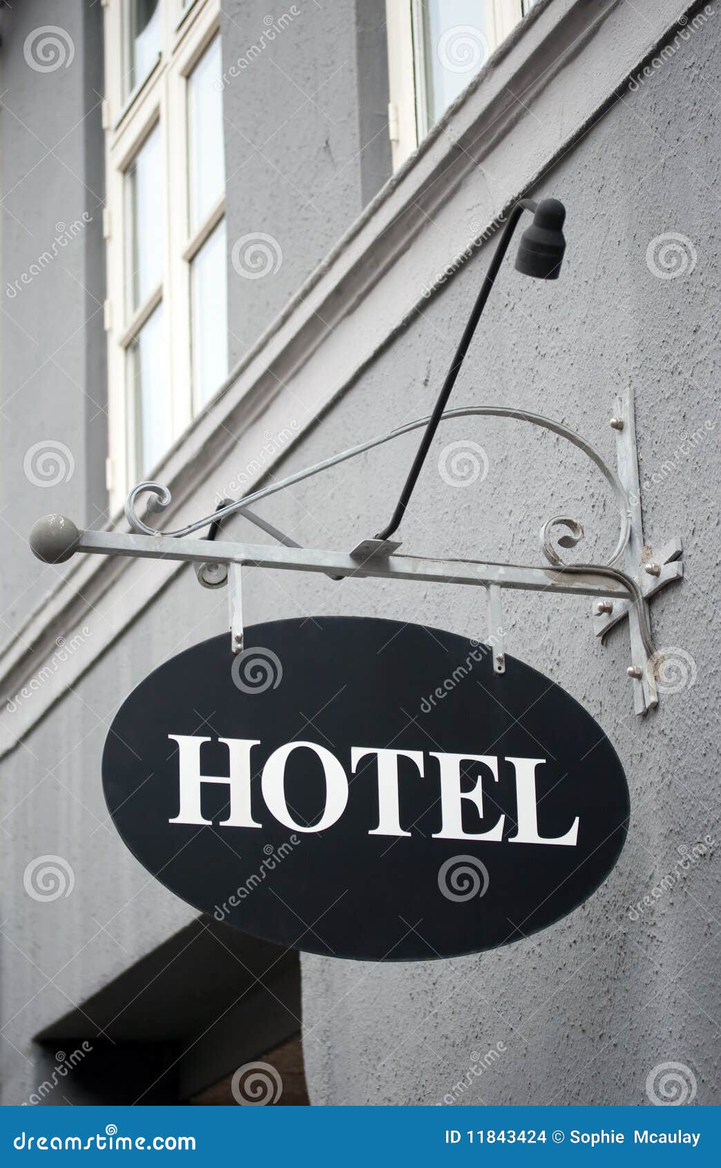 Vintage hotel sign stock photo. Image of facade, sleep - 11843424