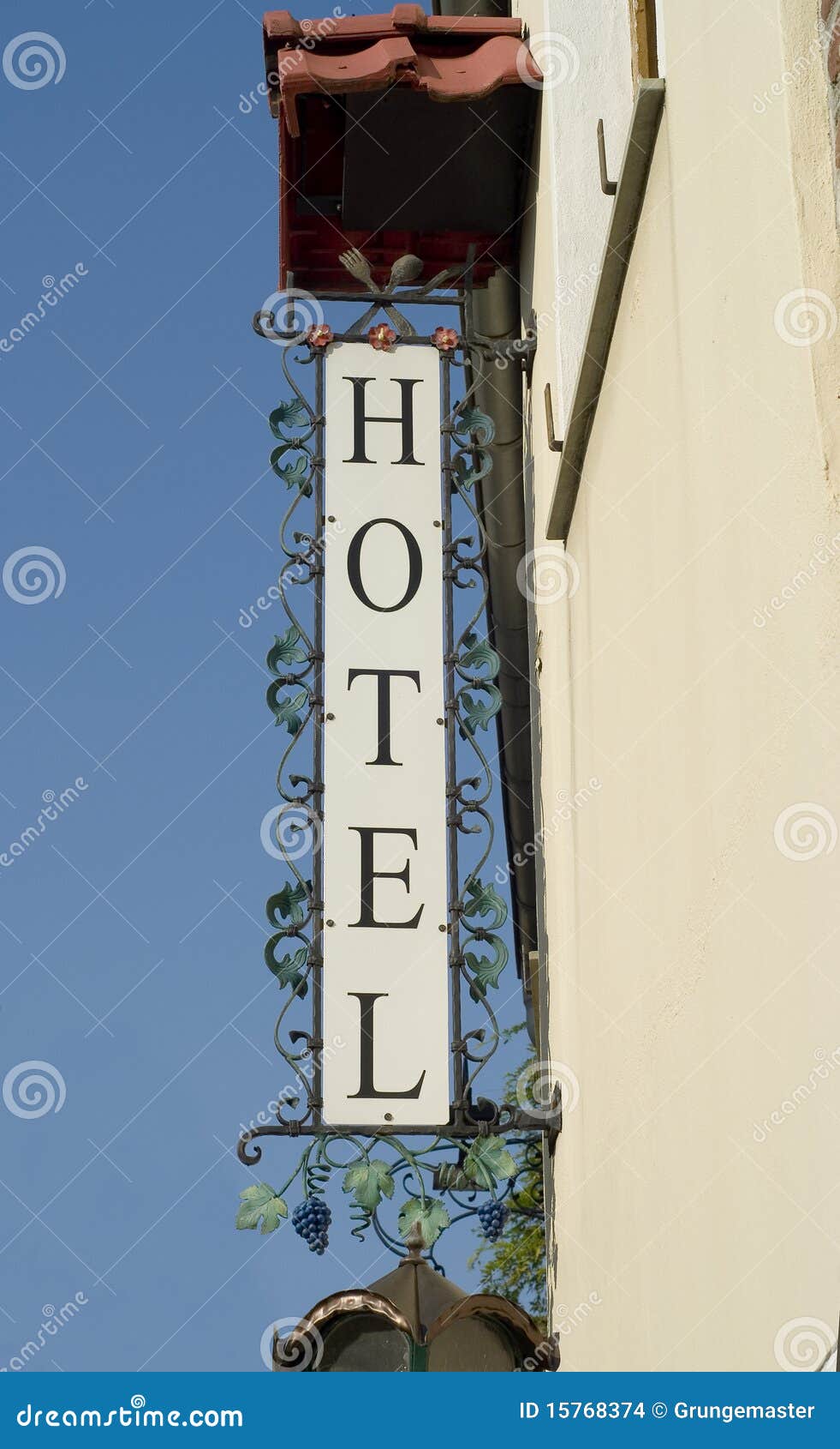 Vintage Hotel sign stock photo. Image of business, structure - 15768374