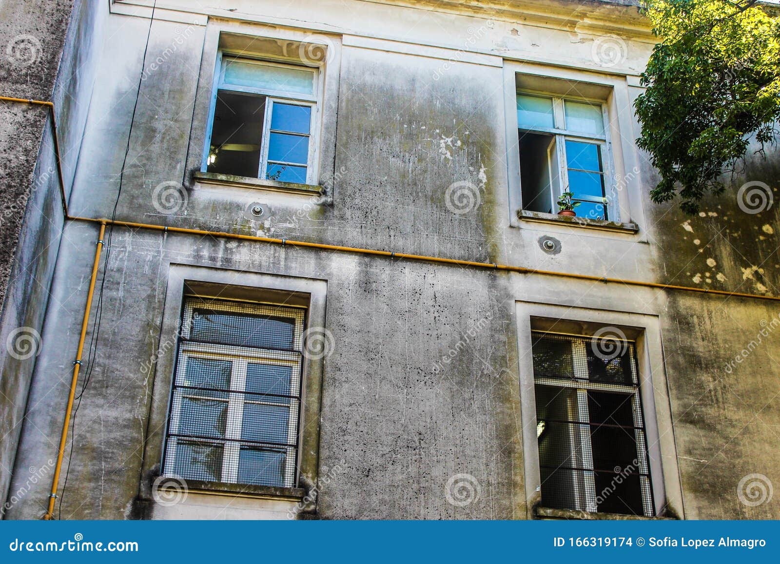 Vintage House Exterior Entrance Traditional Residential Stock Photo ...
