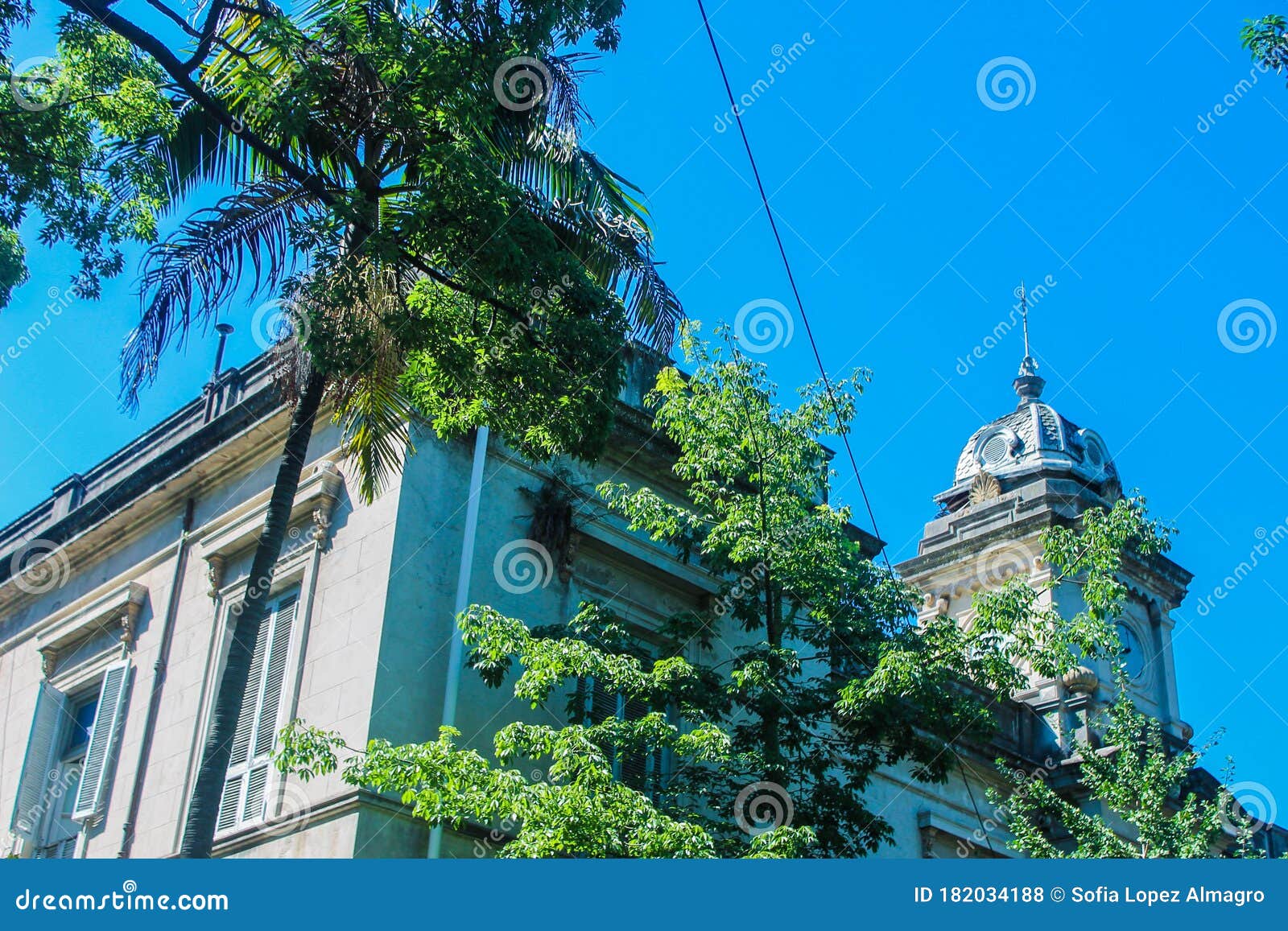 Vintage Building Architecture Windows Facade Sign Stock Photo - Image ...