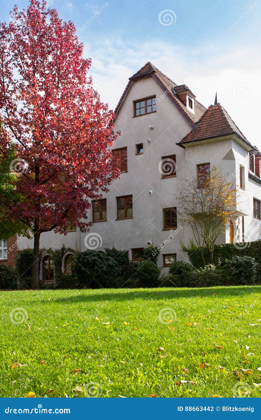 Vintage House of Germany Style Stock Photo - Image of ecology, quiet ...