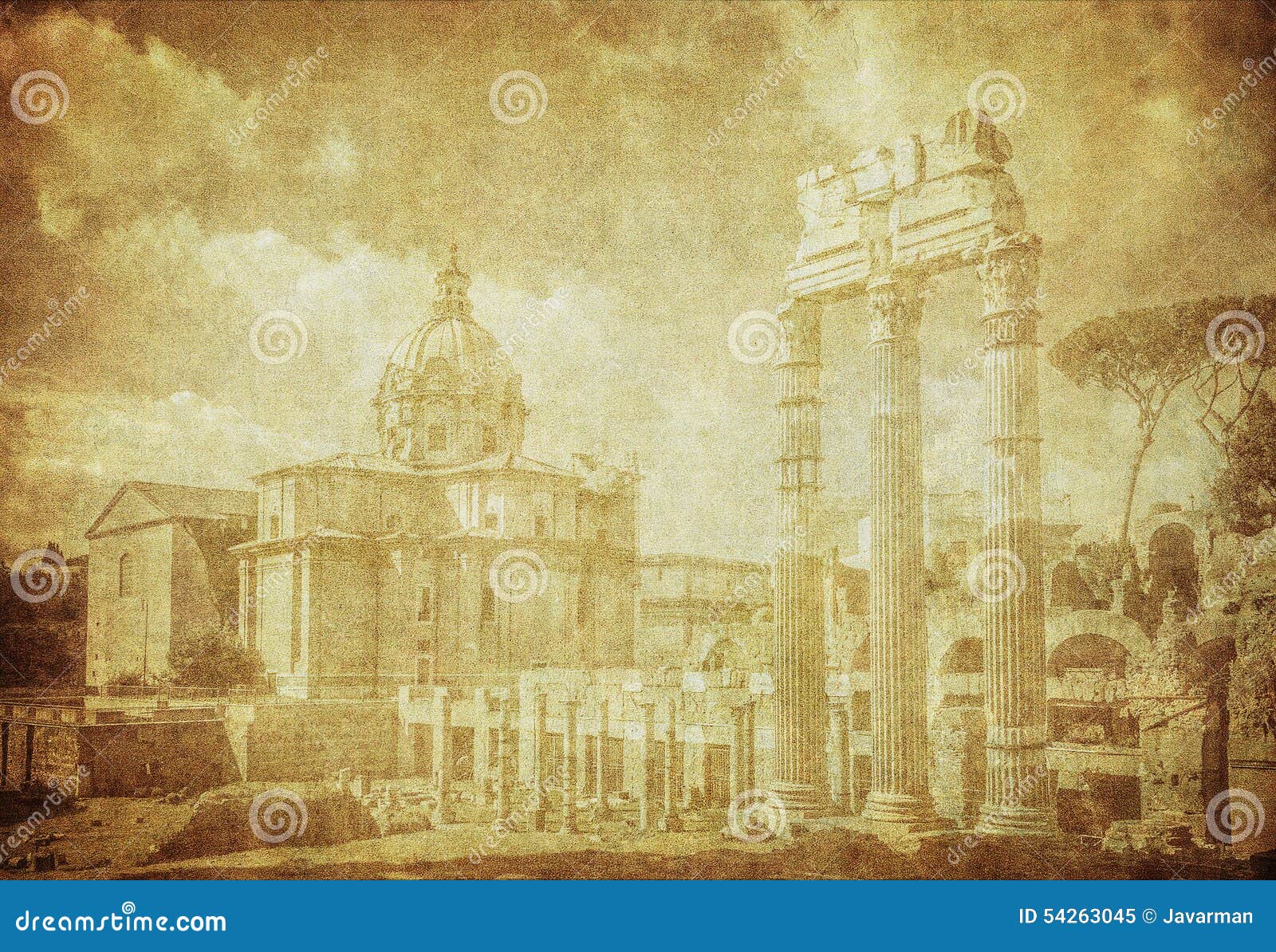 Vintage Rome Vases Royalty-Free Stock Photo | CartoonDealer.com #80385837