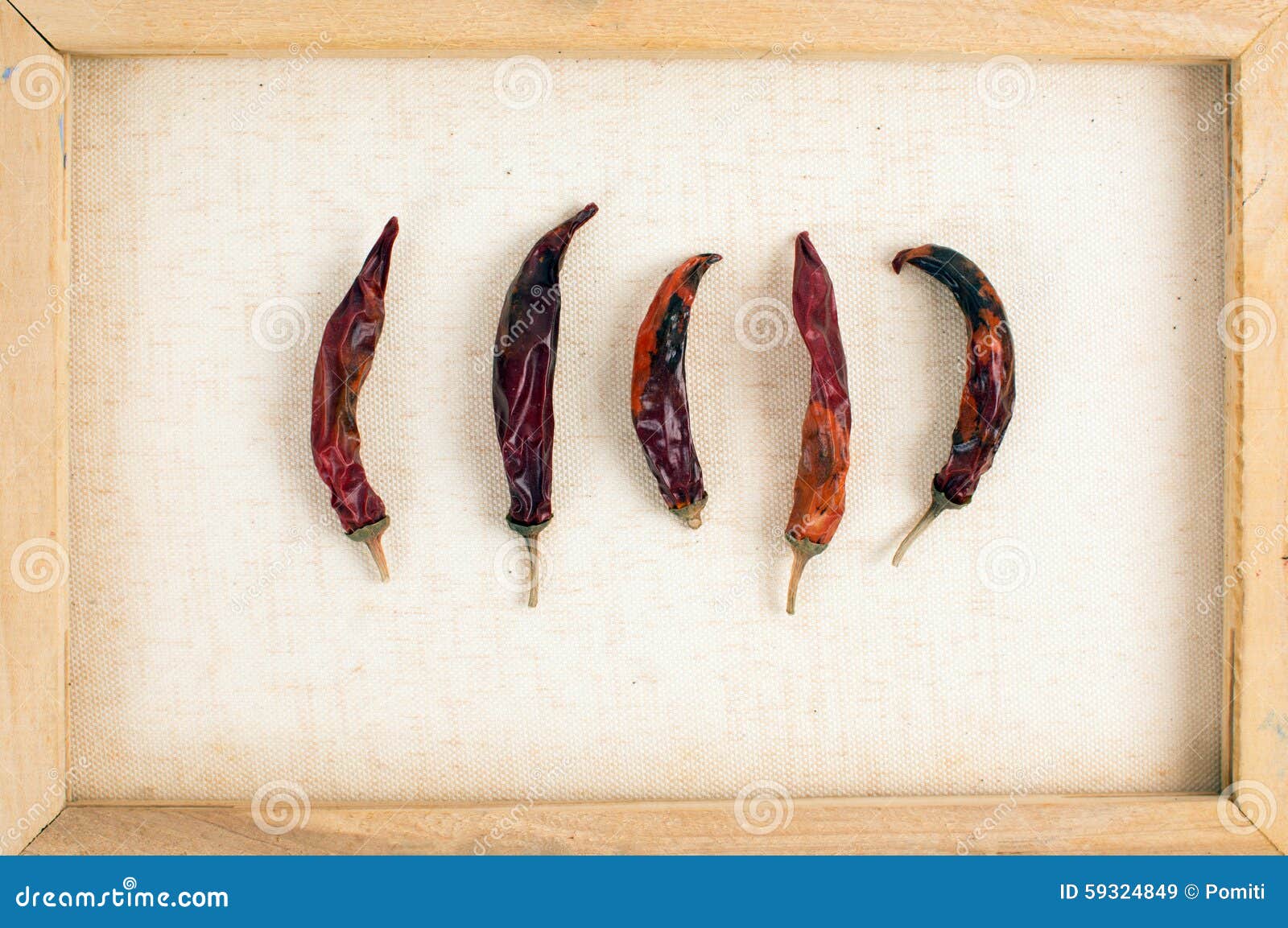 Vintage Image of Dried Red Chillies Stock Image - Image of canvas ...