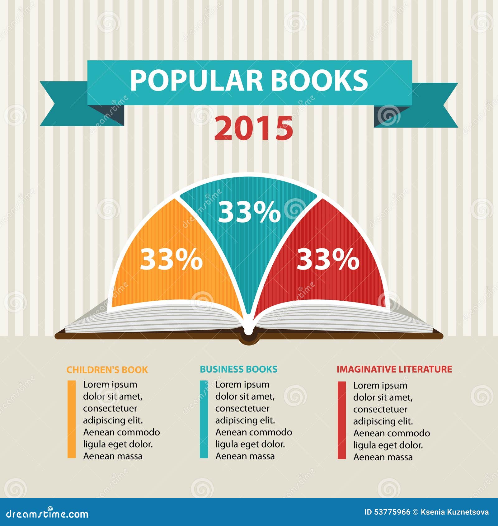 Vintage Infographics - Book and Elements for Stock Vector ...