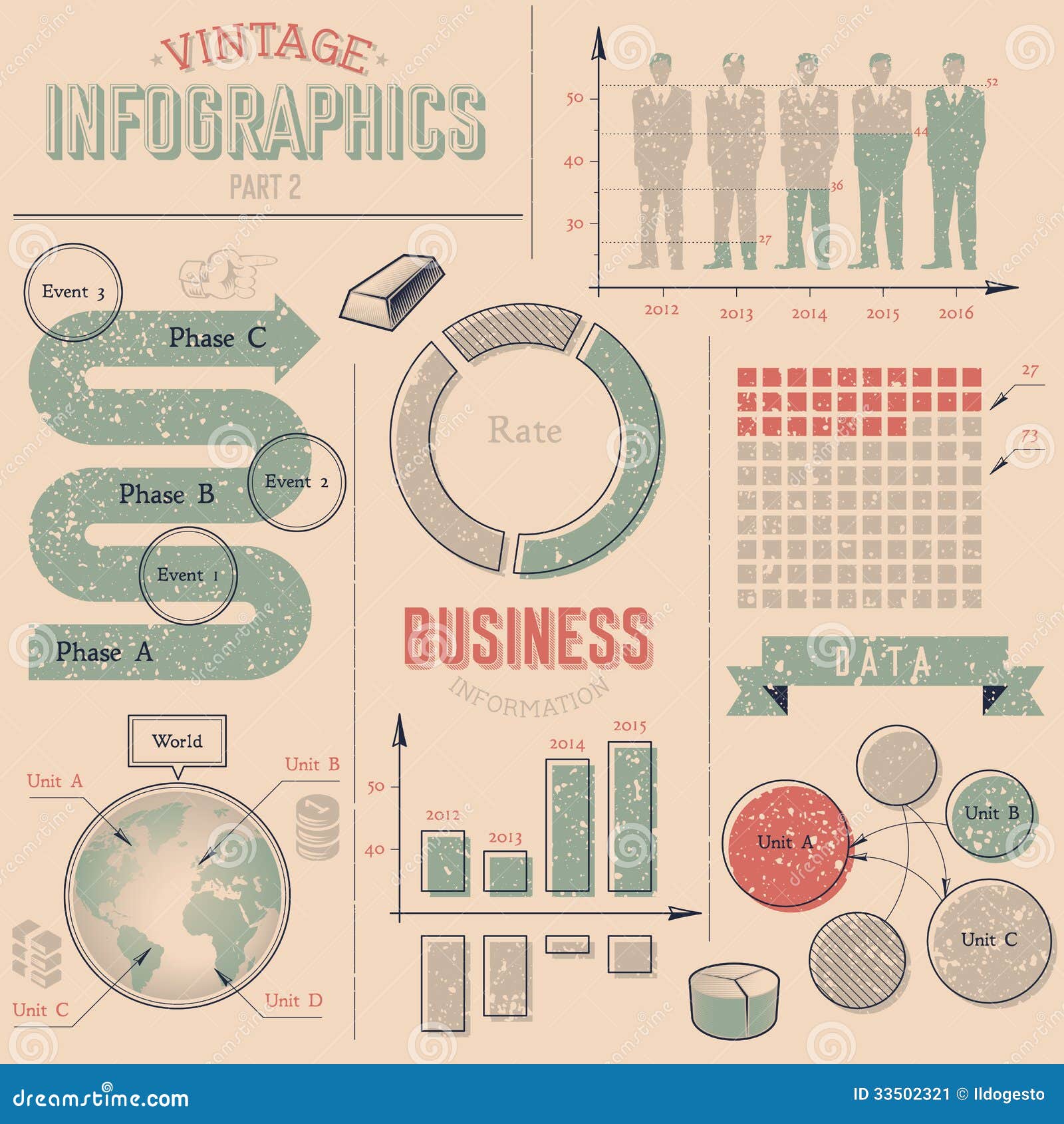 Vintage Infographics Design Elements Stock Vector - Illustration of ... Vintage Infographics Design Elements Stock Vector - Illustration of ...