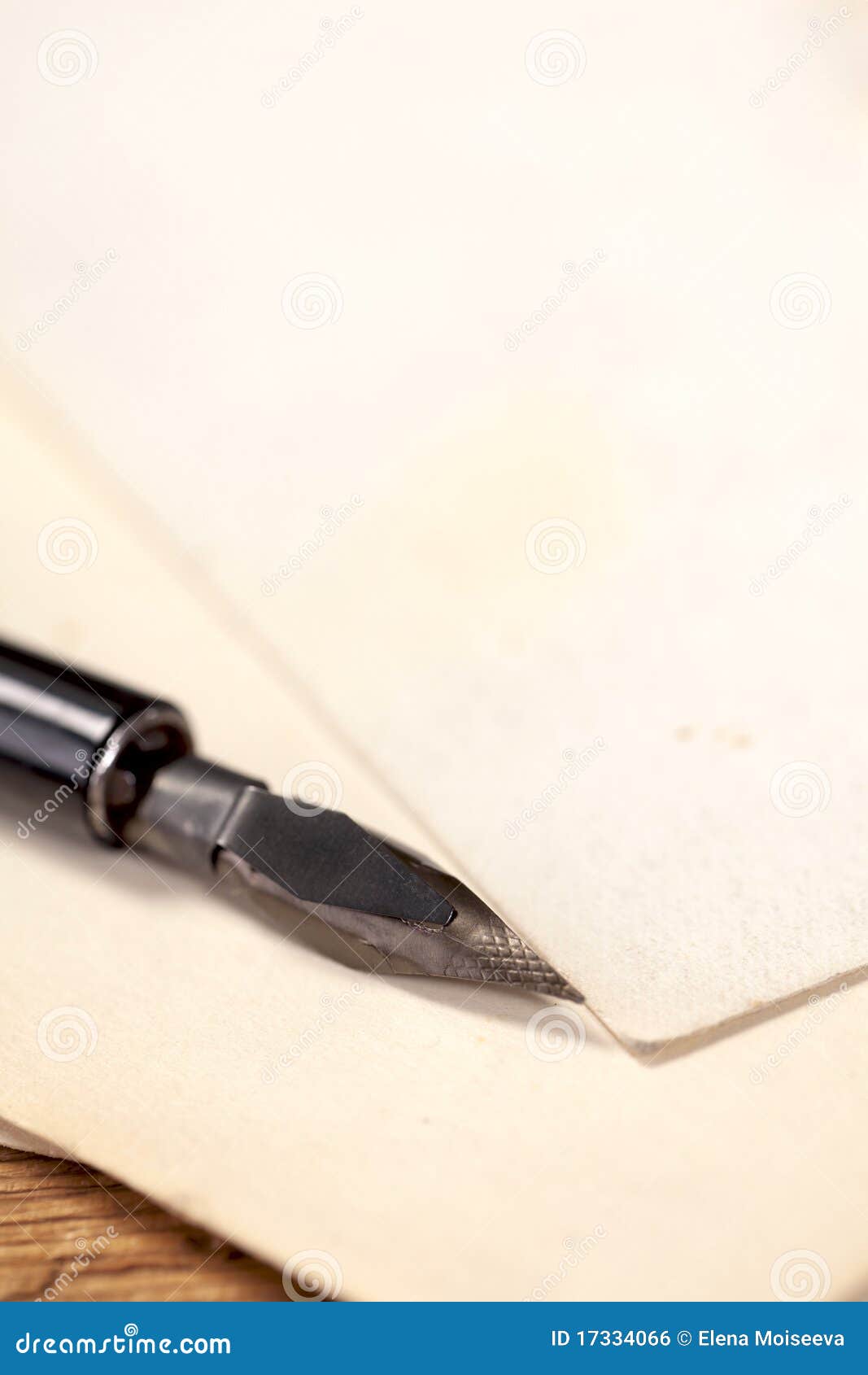 Vintage Ink Pen and Old Papers Stock Photo - Image of antiquities ...