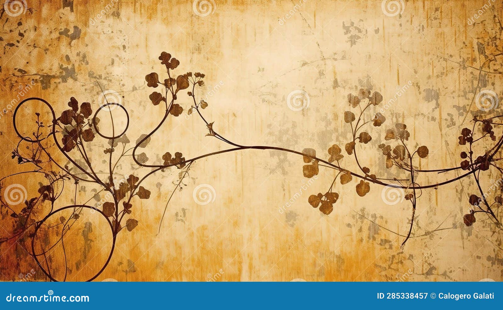 A Vintage Inspired Classic Medieval Rose Tree Artwork, Ai Generated ...
