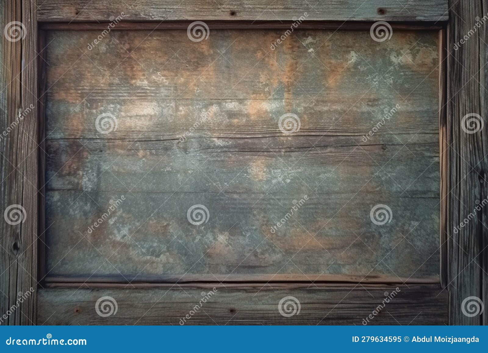 Vintage-inspired Frame with a Worn and Dirty Wood Texture Stock ...