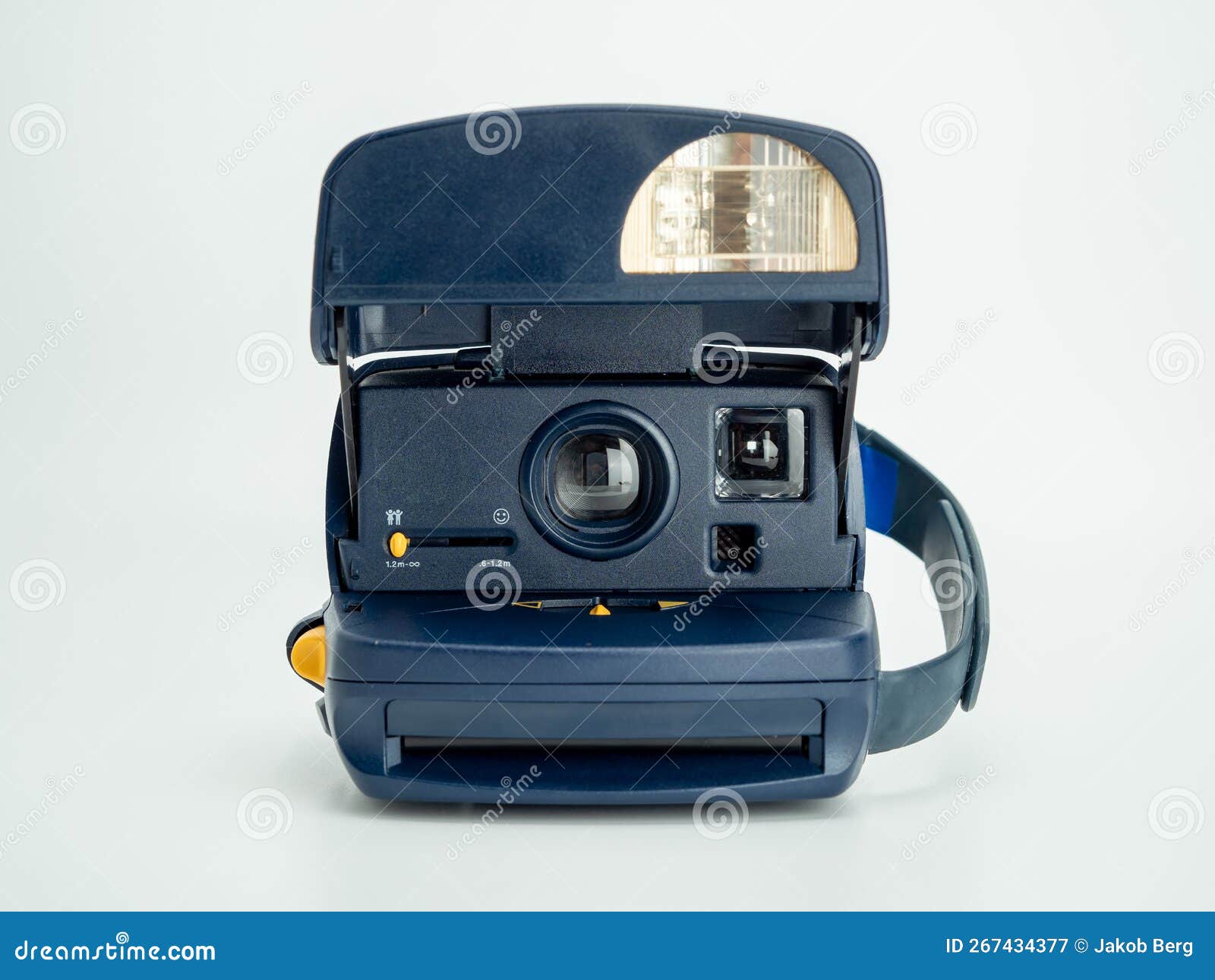 Vintage Instant Camera with Selective Focus, Instant Camera Isolated on ...