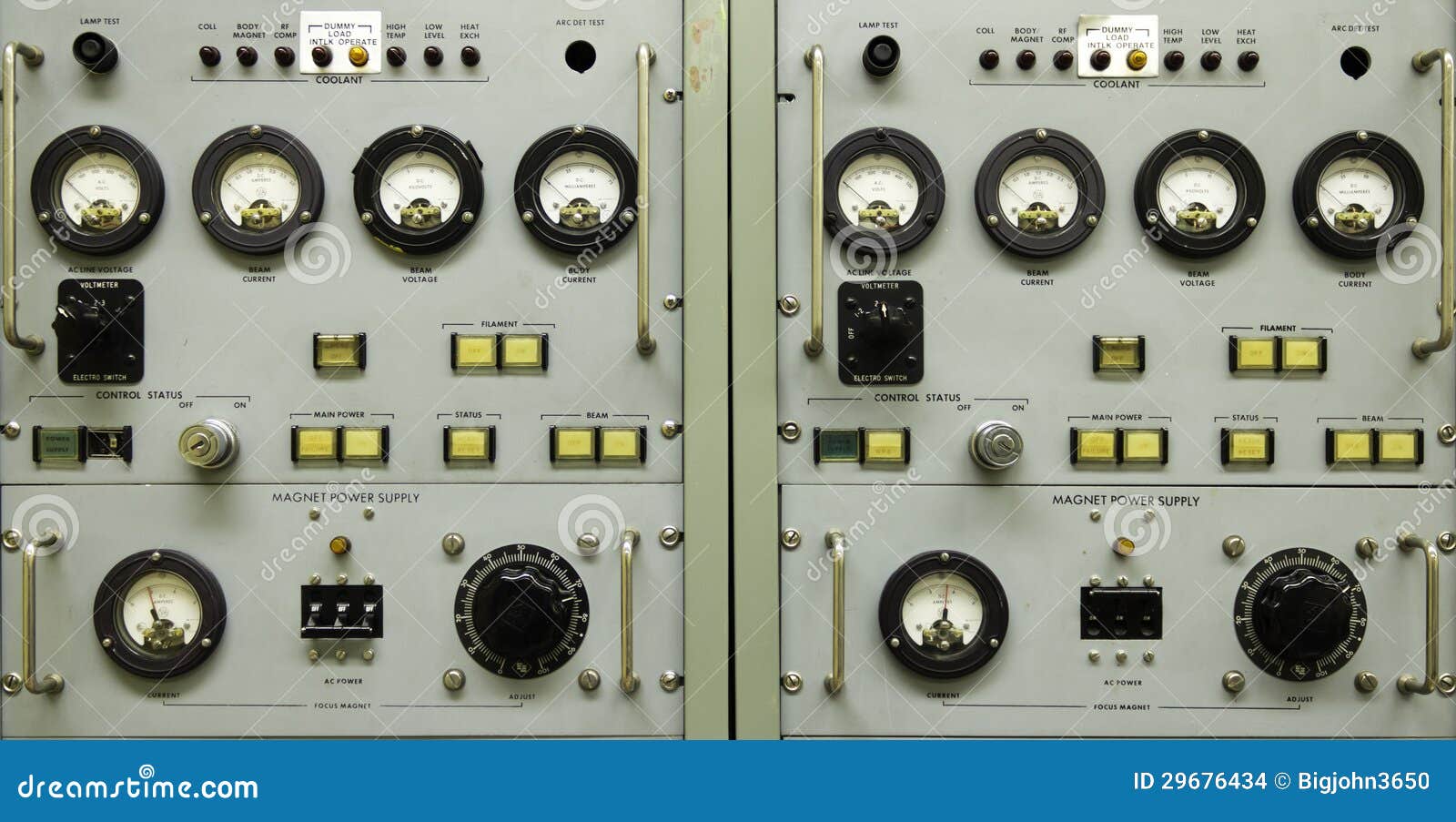 Old Industrial Control Panel