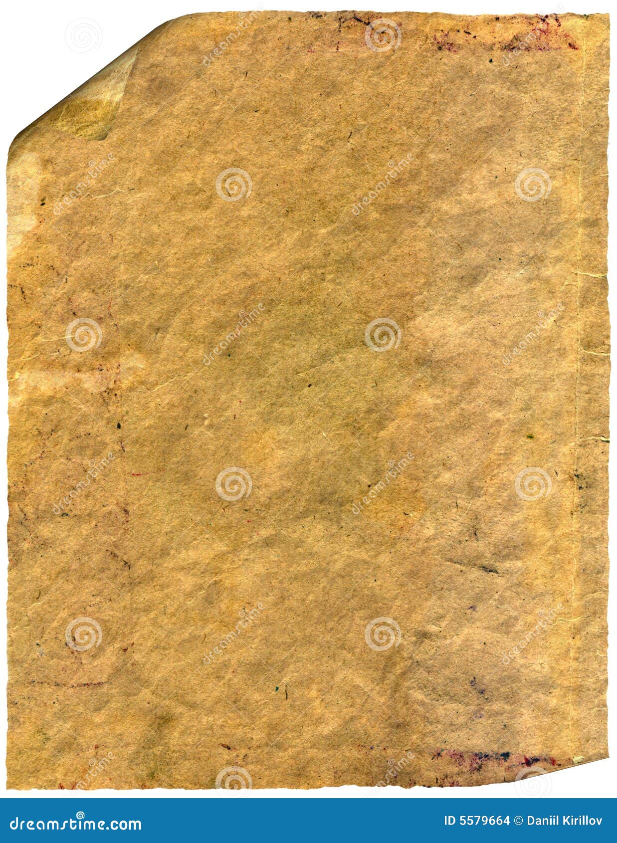 Vintage Isolated Old Retro Ripped Paper Stock Photo - Image of pattern ...