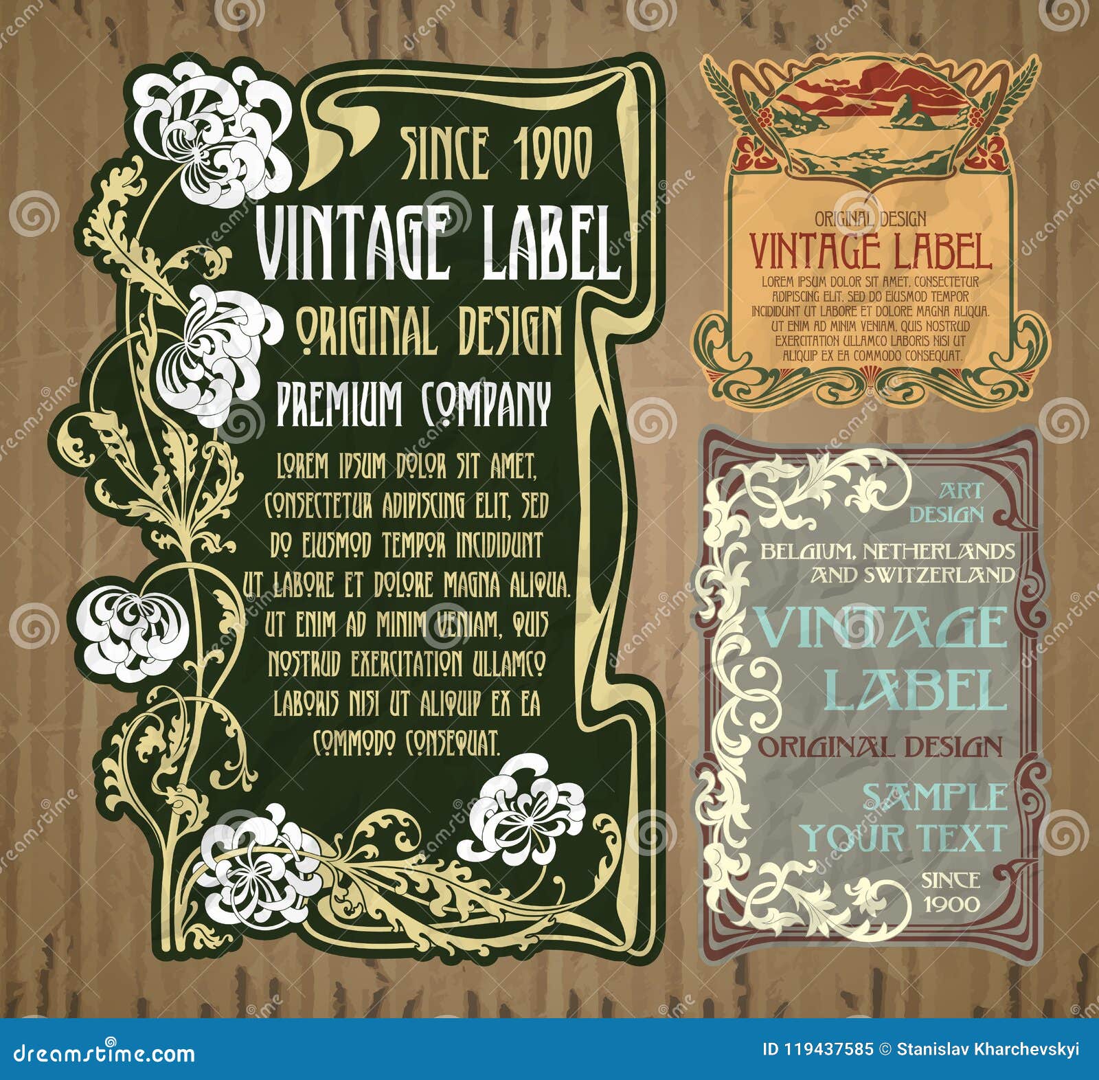 Vector Vintage Items Label Art Stock Illustrations – 780 Vector Vintage ...