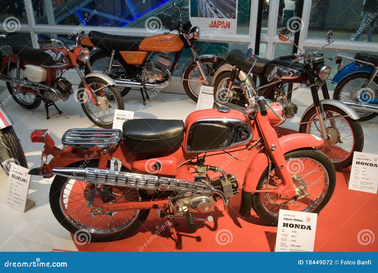 Vintage Japanese Motorbikes Editorial Photography - Image of automotive ...