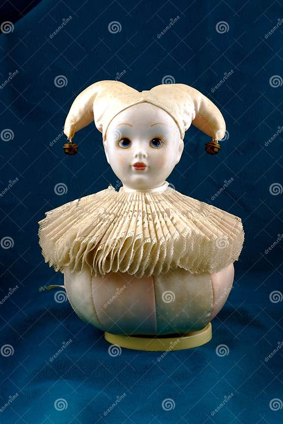 Vintage jester music box stock image. Image of lips, jester - 10195053
