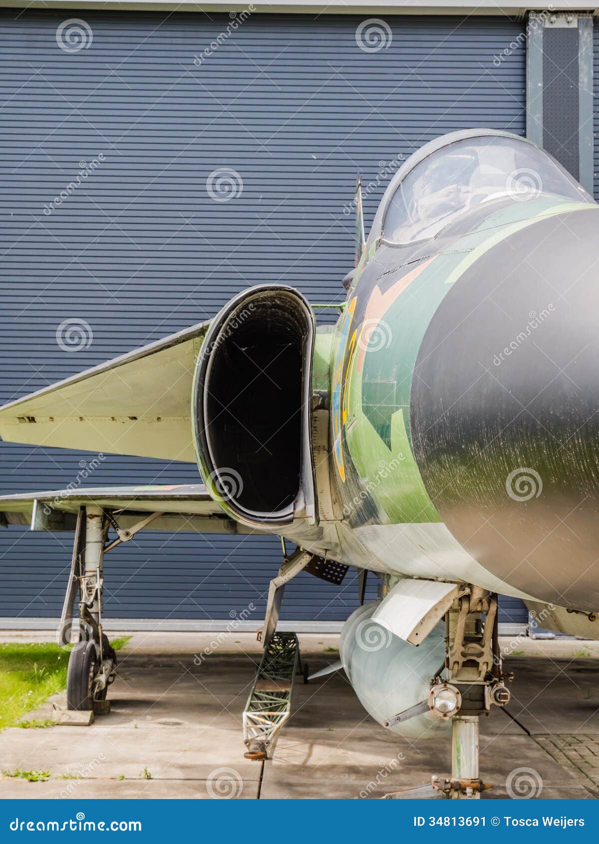 Vintage jet fighter stock image. Image of side, aviation - 34813691