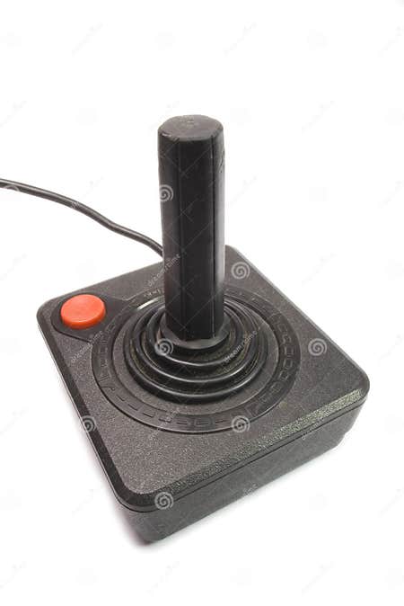 Vintage joystick stock image. Image of early, game, fire - 3336721