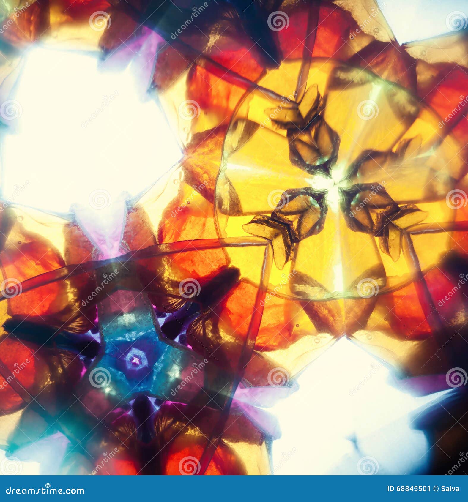 Vintage Kaleidoscope Pattern Stock Image - Image of graphic, geometric ...