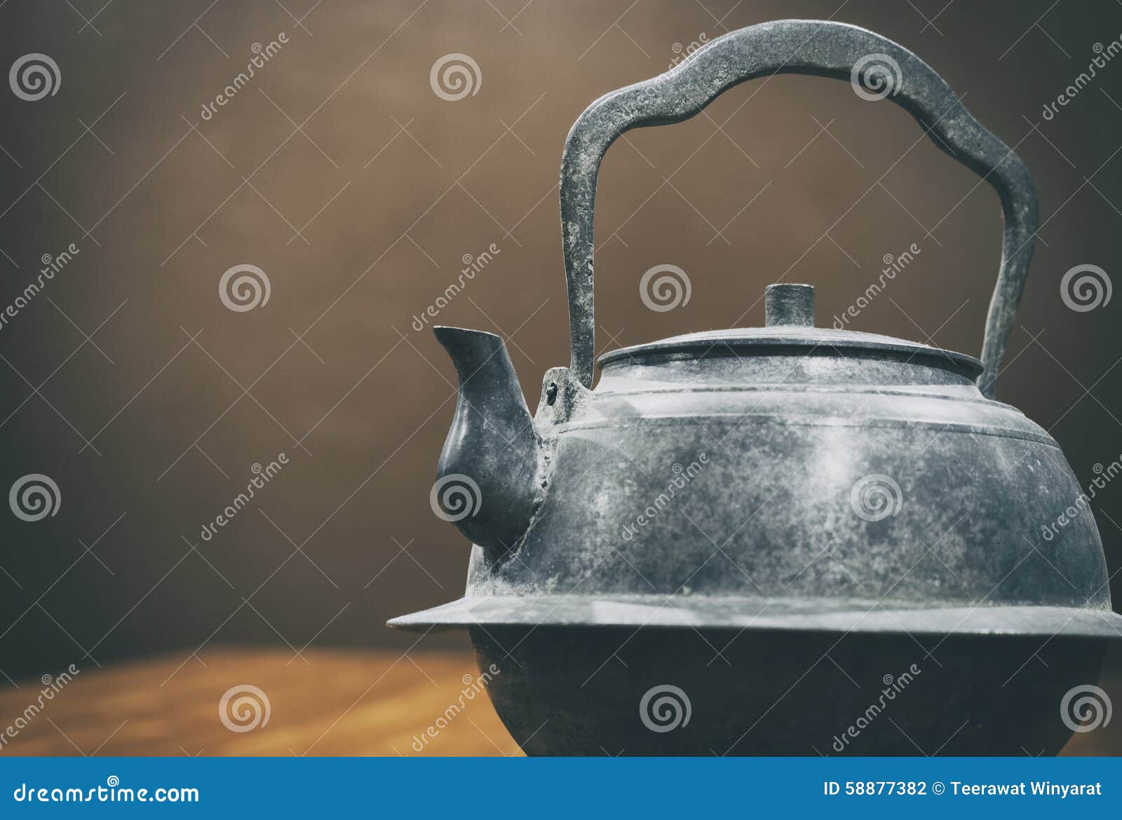 Vintage Kettle Japanese Style Decoration Object Stock Photo - Image of ...
