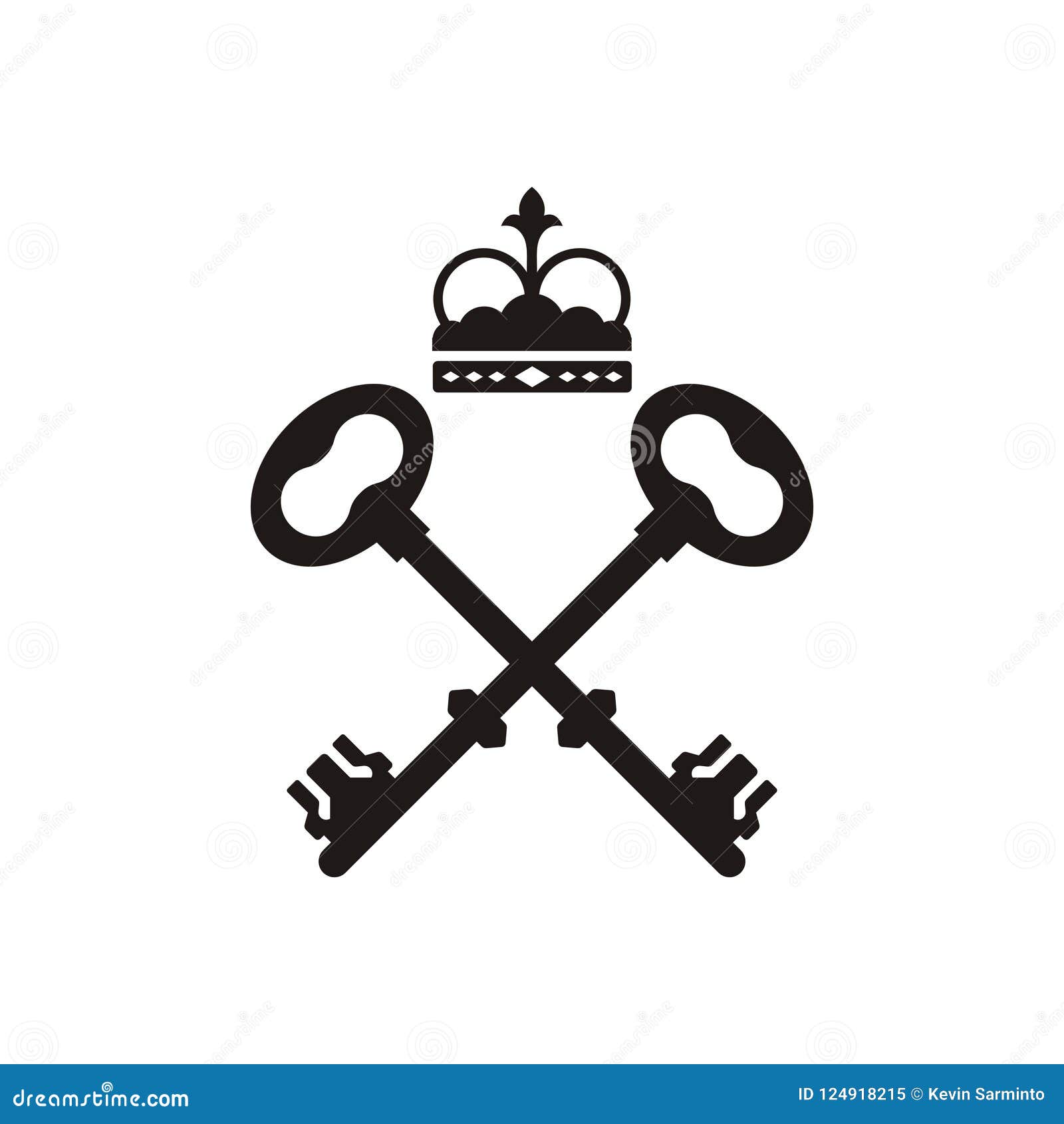 Vintage key logo stock illustration. Illustration of door - 124918215