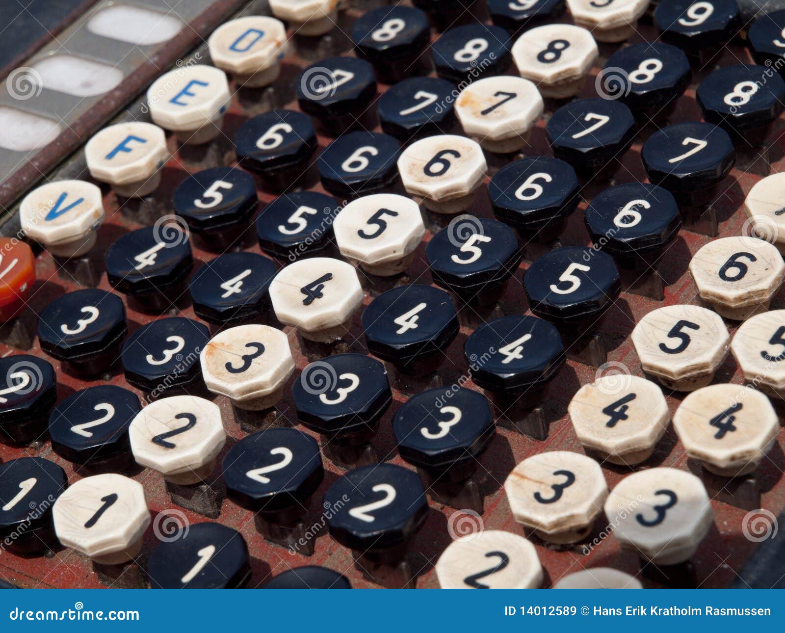 Vintage Keyboard stock image. Image of ancient, worn - 14012589