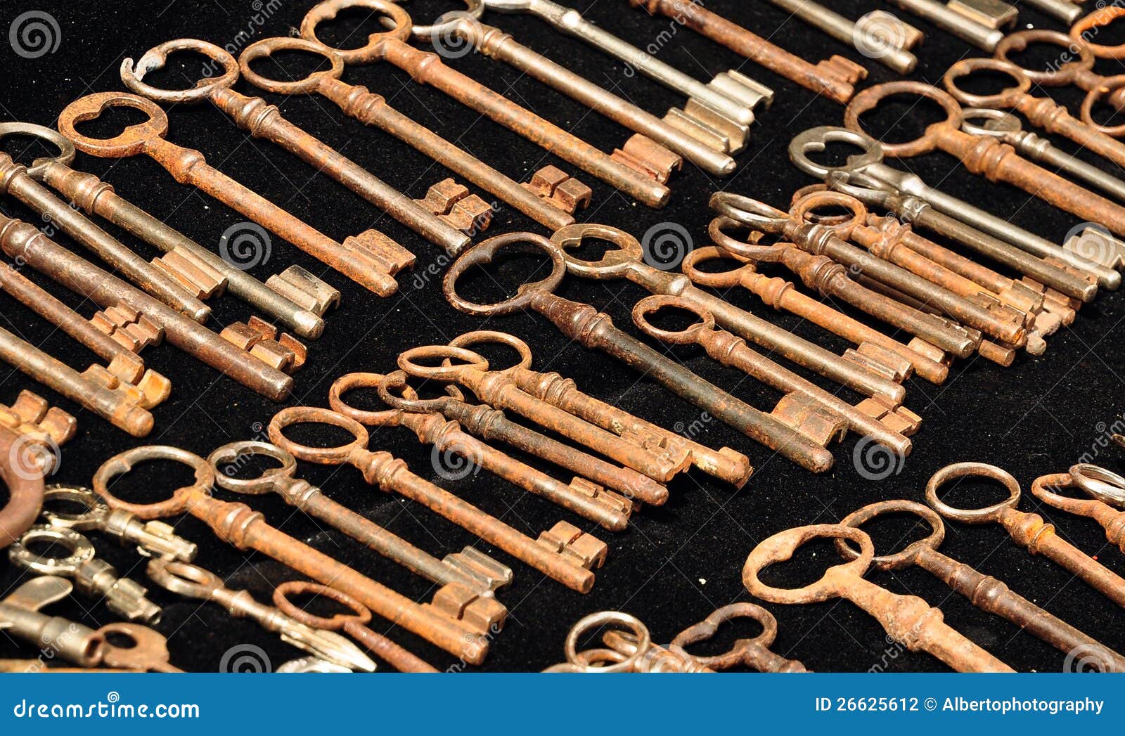 Vintage keys stock photo. Image of objects, abundance - 26625612