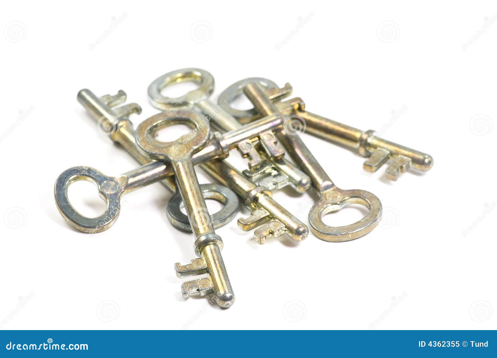 Vintage Keys Picture. Image: 4362355