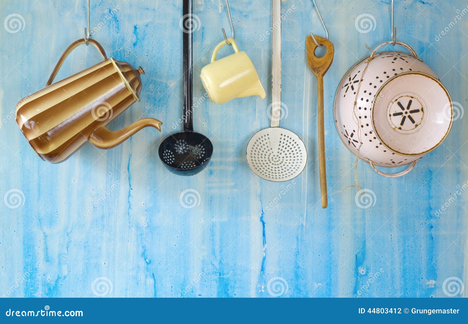 Vintage kitchen utensils stock photo. Image of nostalgic - 44803412