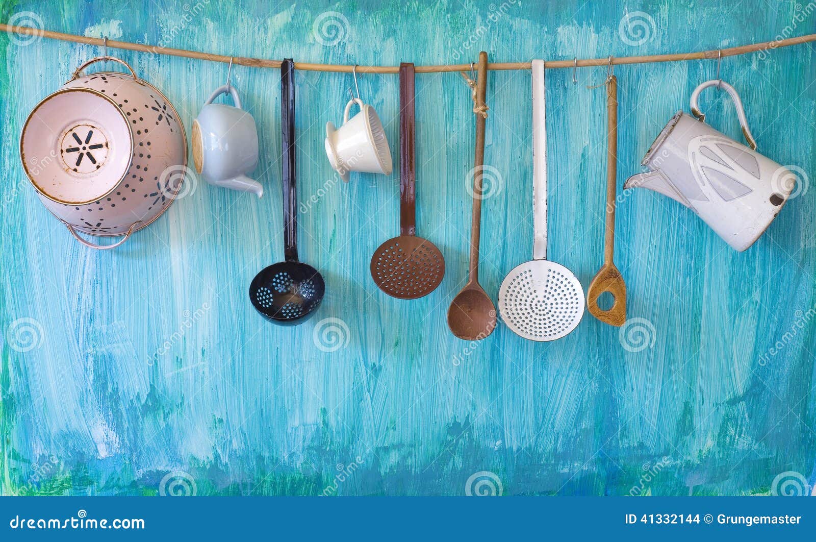 Vintage Kitchen Utensils Collage Stock Image | CartoonDealer.com #36743509