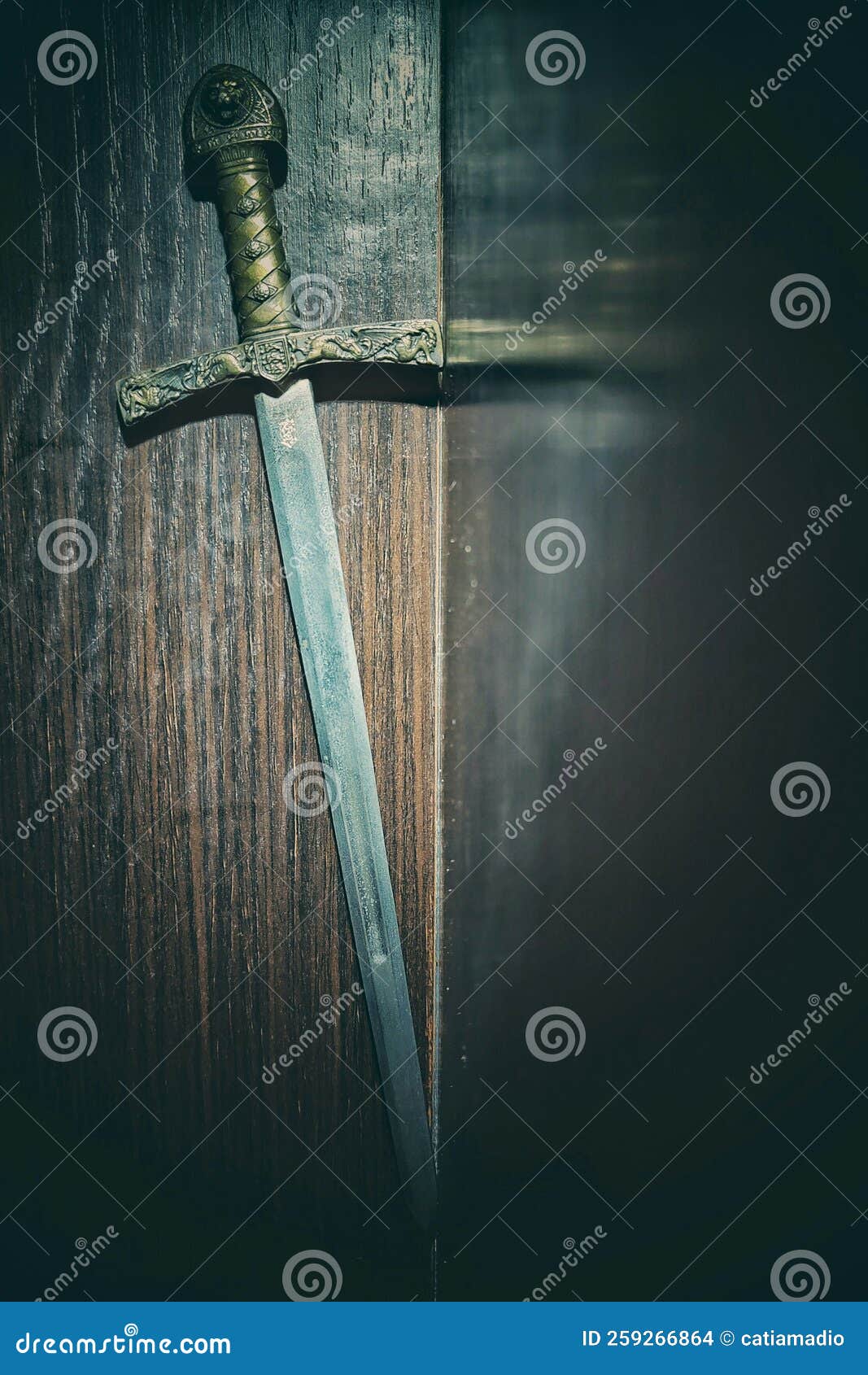 Vintage Knight Sword Background Stock Photo - Image of blue, screenshot ...