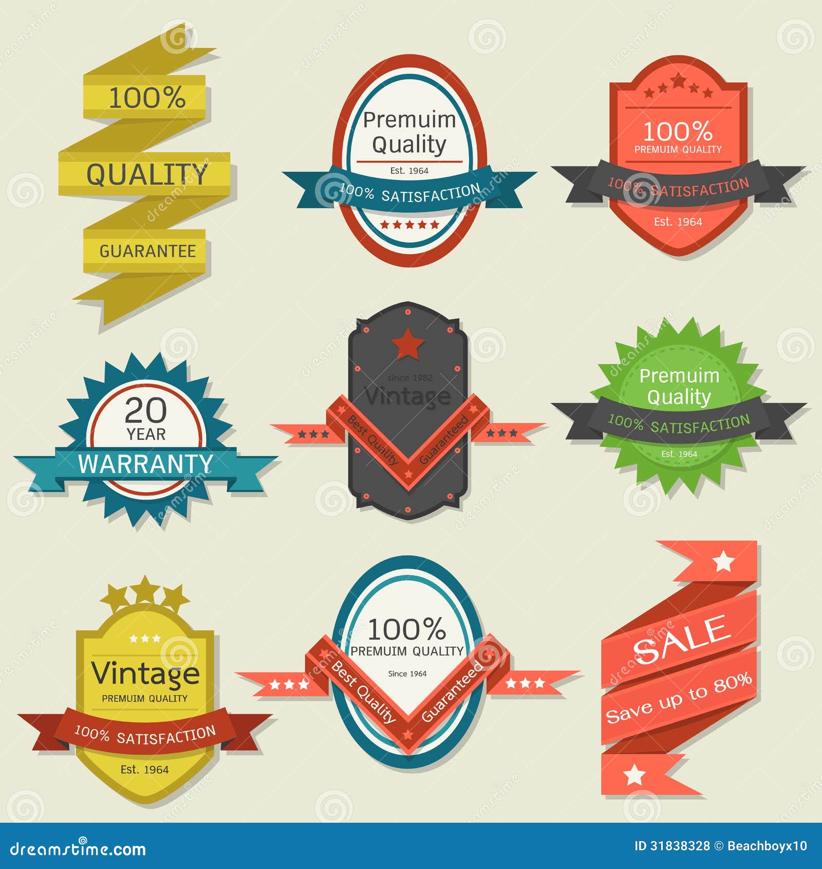 Vintage label-badge design stock vector. Illustration of food - 31838328