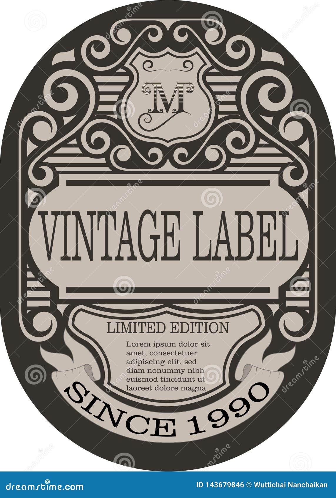 Retro Label Vector Free Download