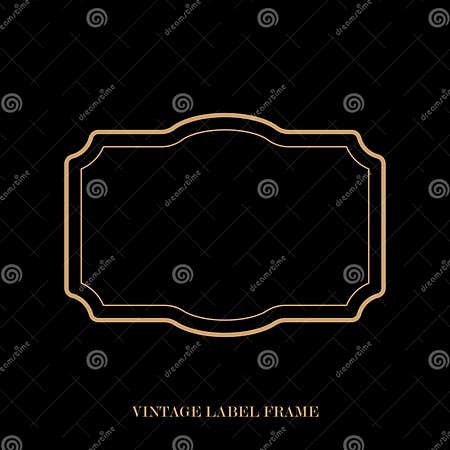 Vintage Label Frame, Decorative Vintage Borders, Logo Design Frame ...