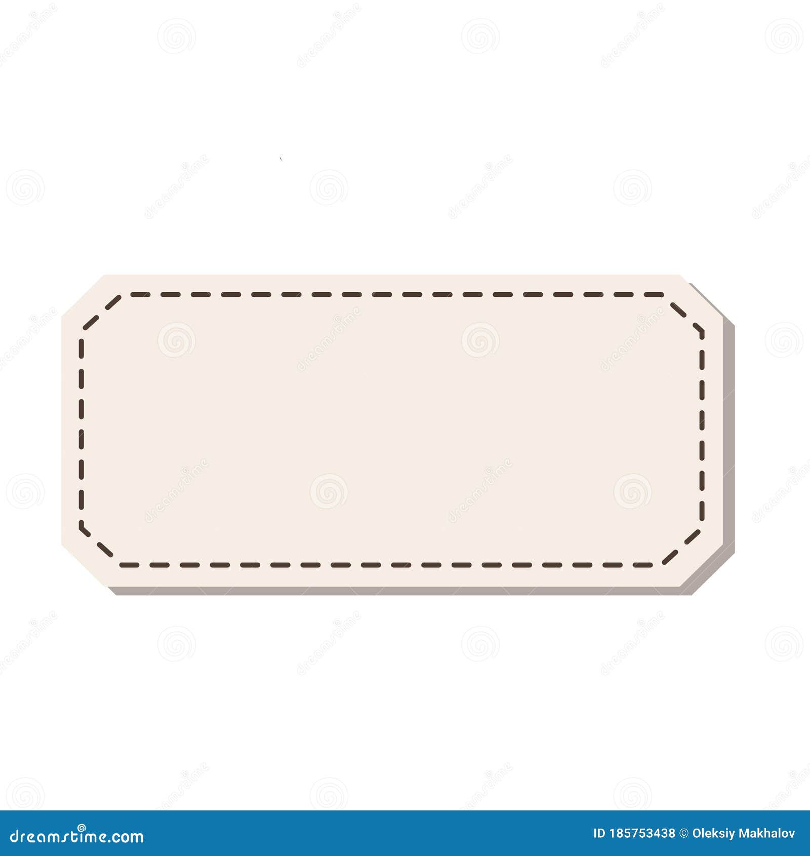 Vintage Label Frame. Old Frame Shape, Decorative Label and Retro Shape ...