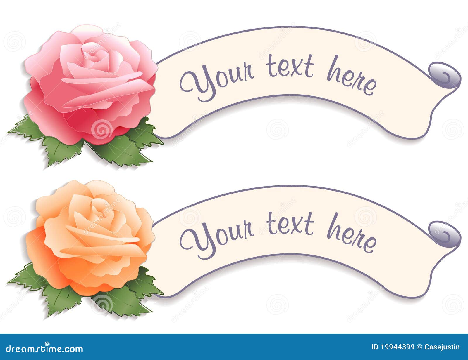 Vintage Label Tags with Garden Roses Stock Vector - Illustration of ...