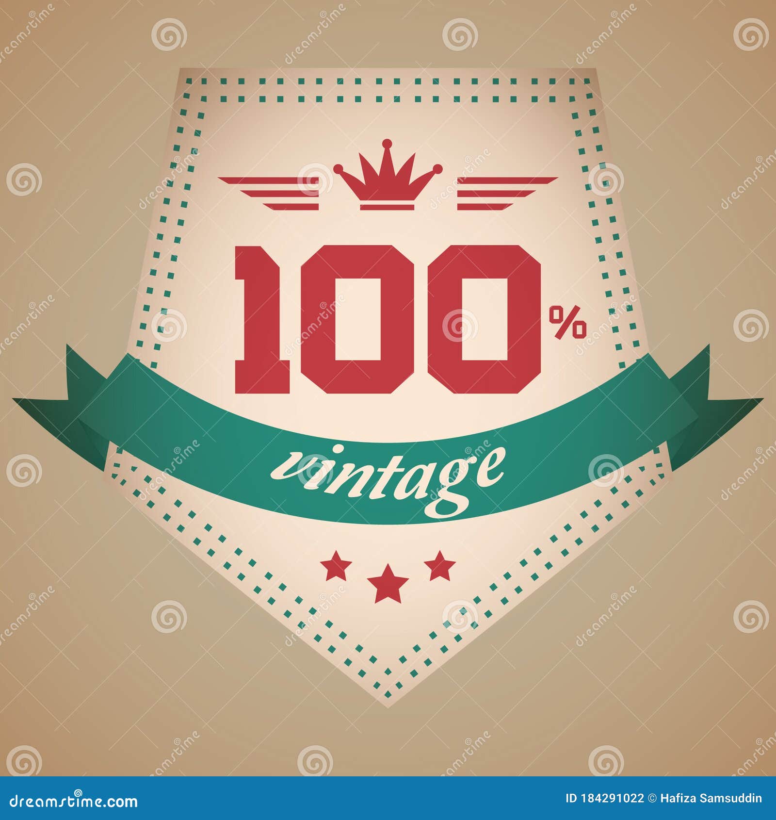 Vintage Label. Vector Illustration Decorative Background Design Stock ...