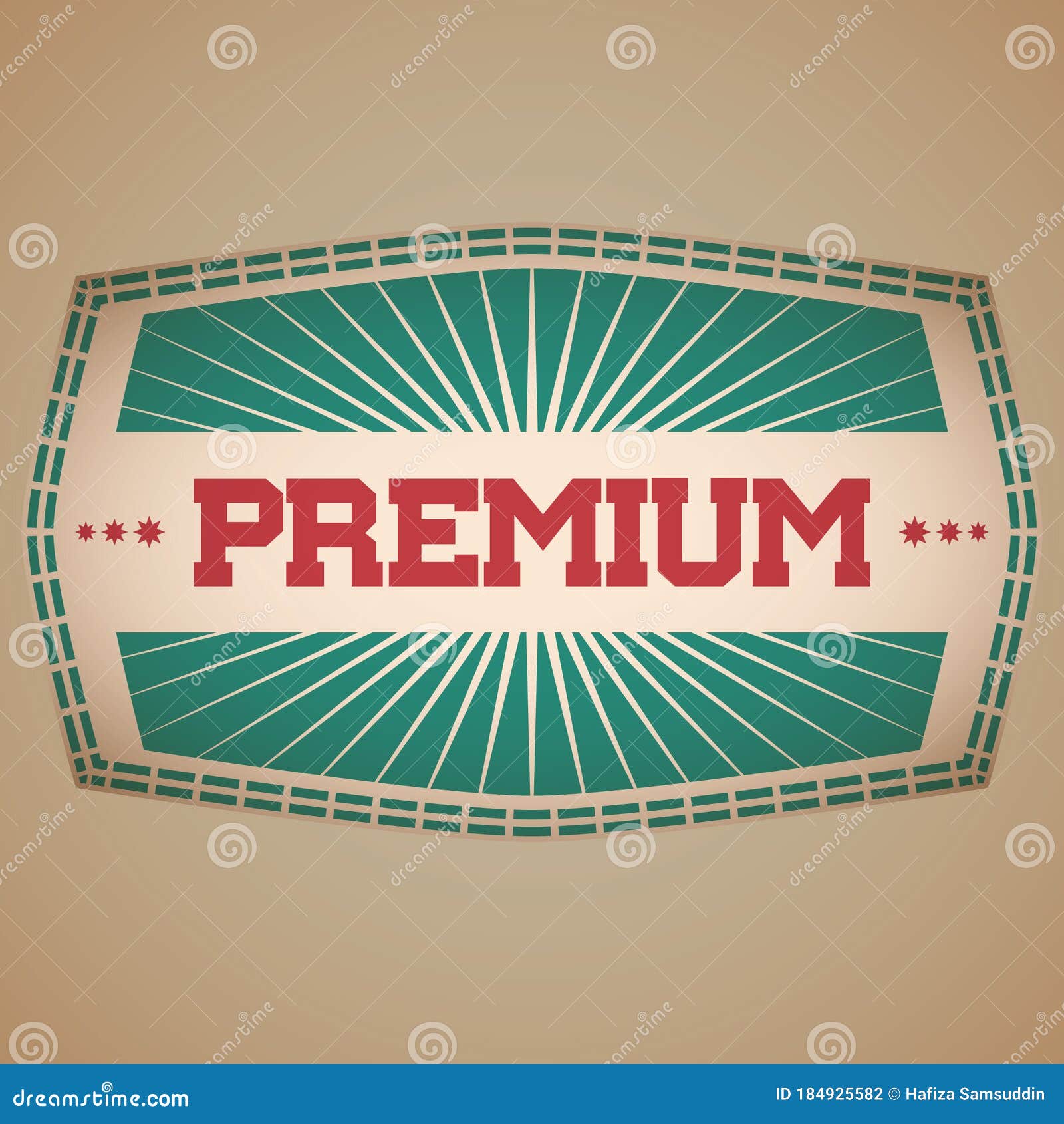 Vintage Label. Vector Illustration Decorative Background Design Stock ...