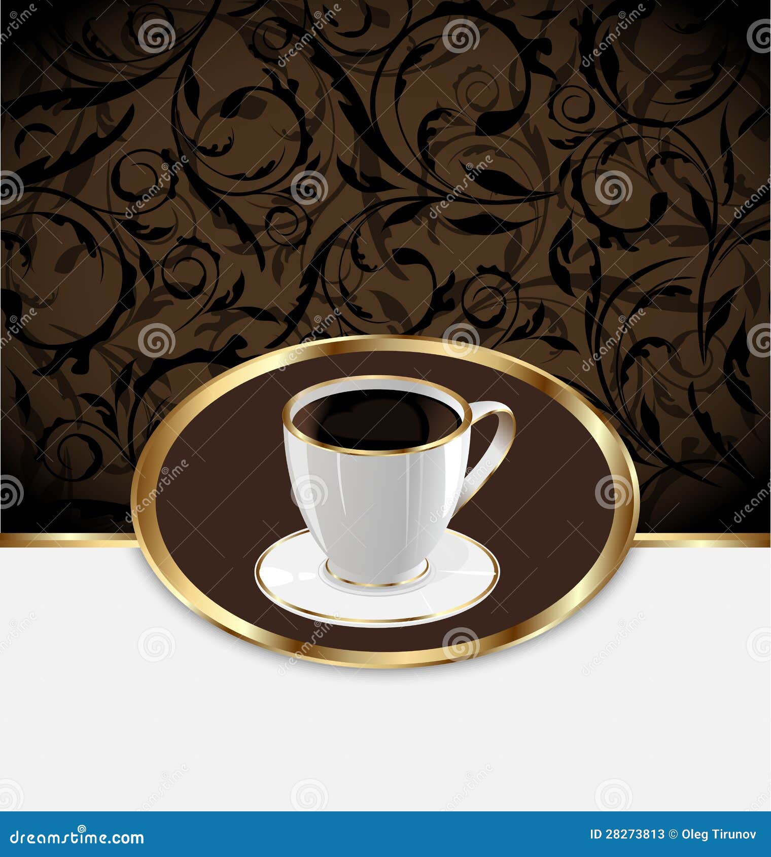 Vintage Label for Wrapping Coffee, Coffee Cup Stock Vector ...