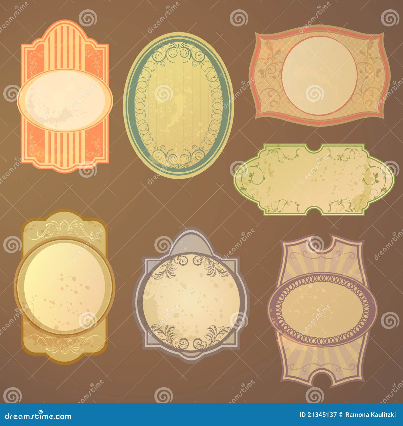 Vintage labels stock illustration. Illustration of cover - 21345137