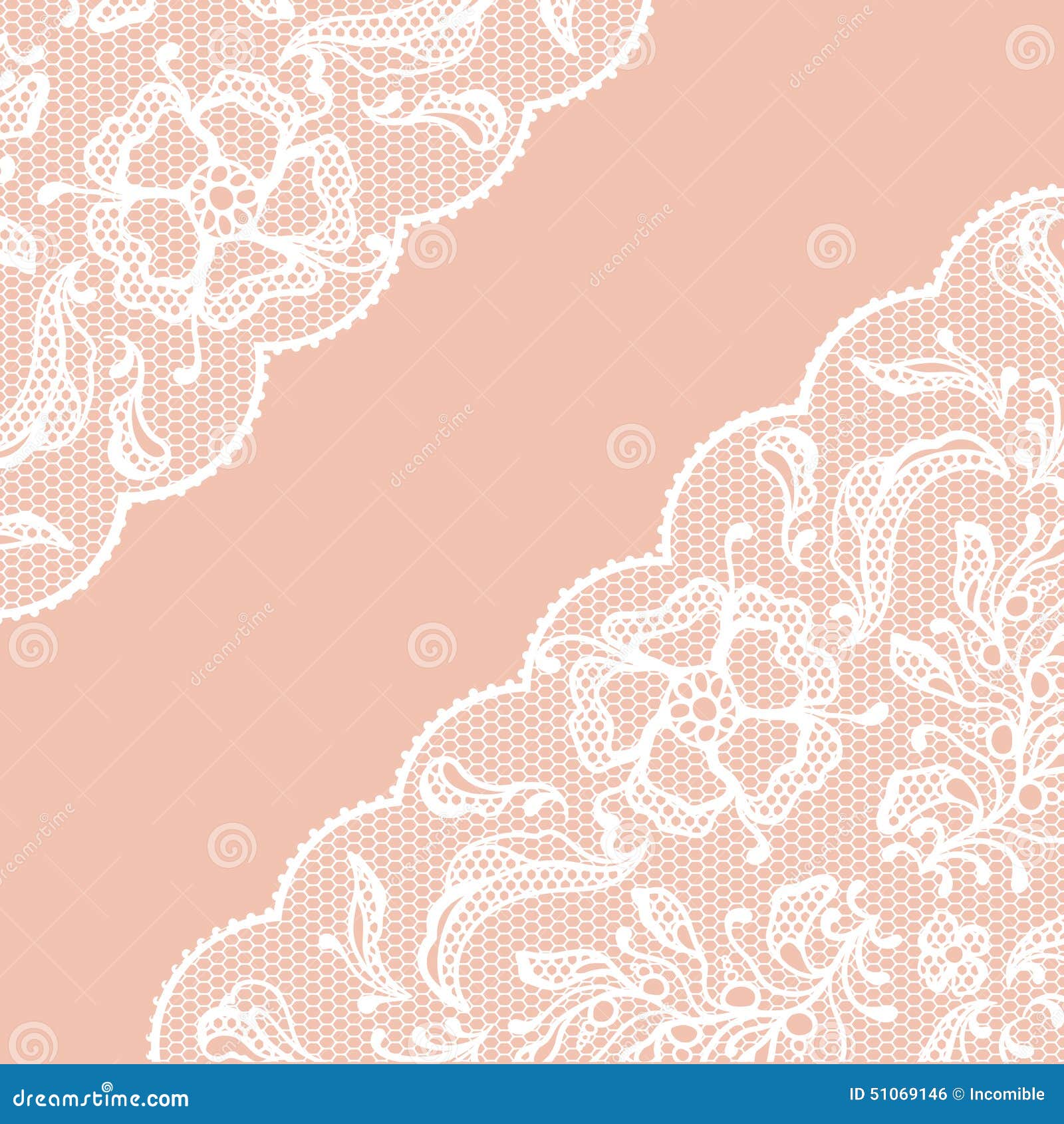 Vintage Lace Frame, Ornamental Flowers Stock Vector - Illustration of ...