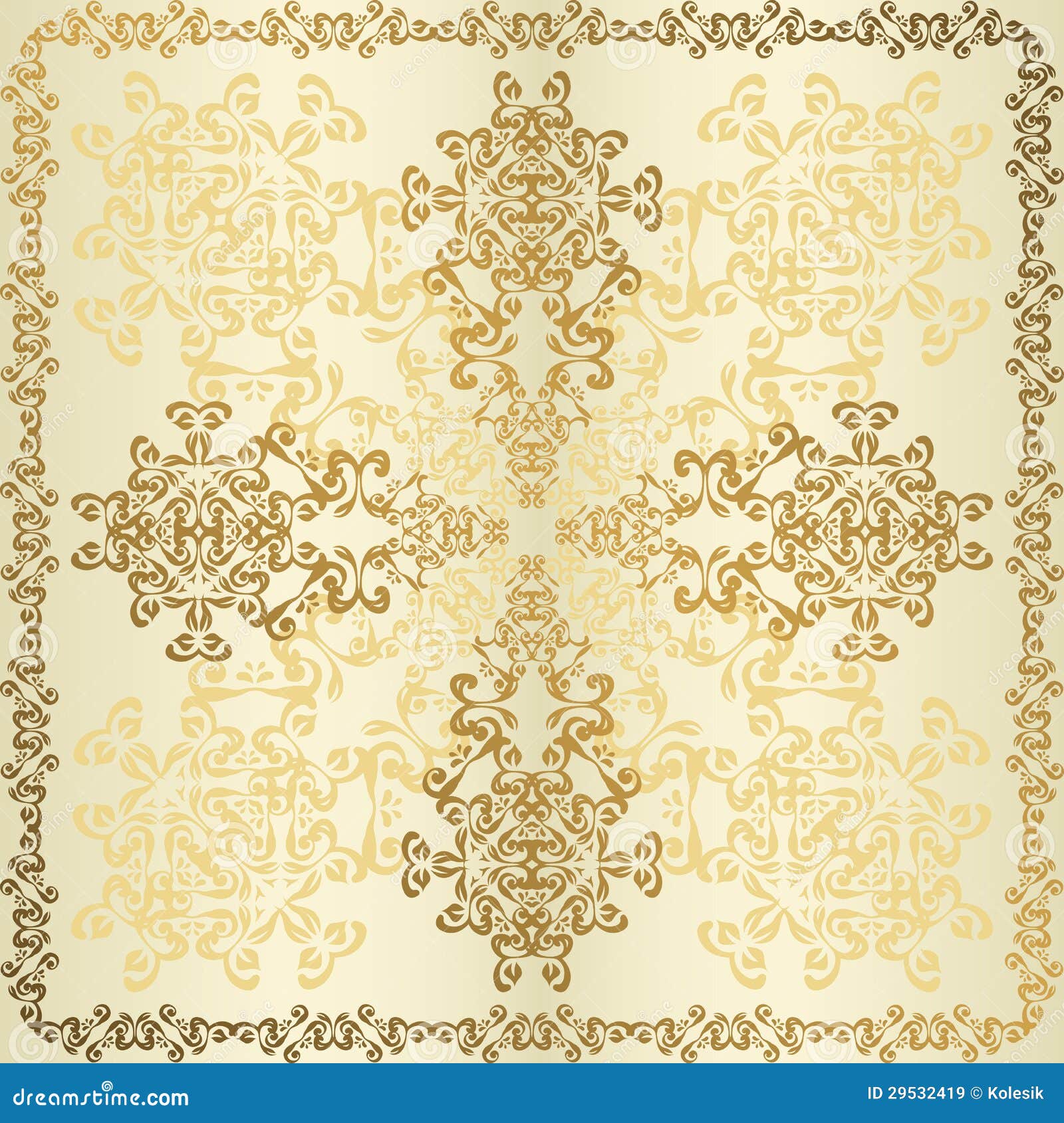 Vintage lace pattern stock vector. Illustration of decoration - 29532419