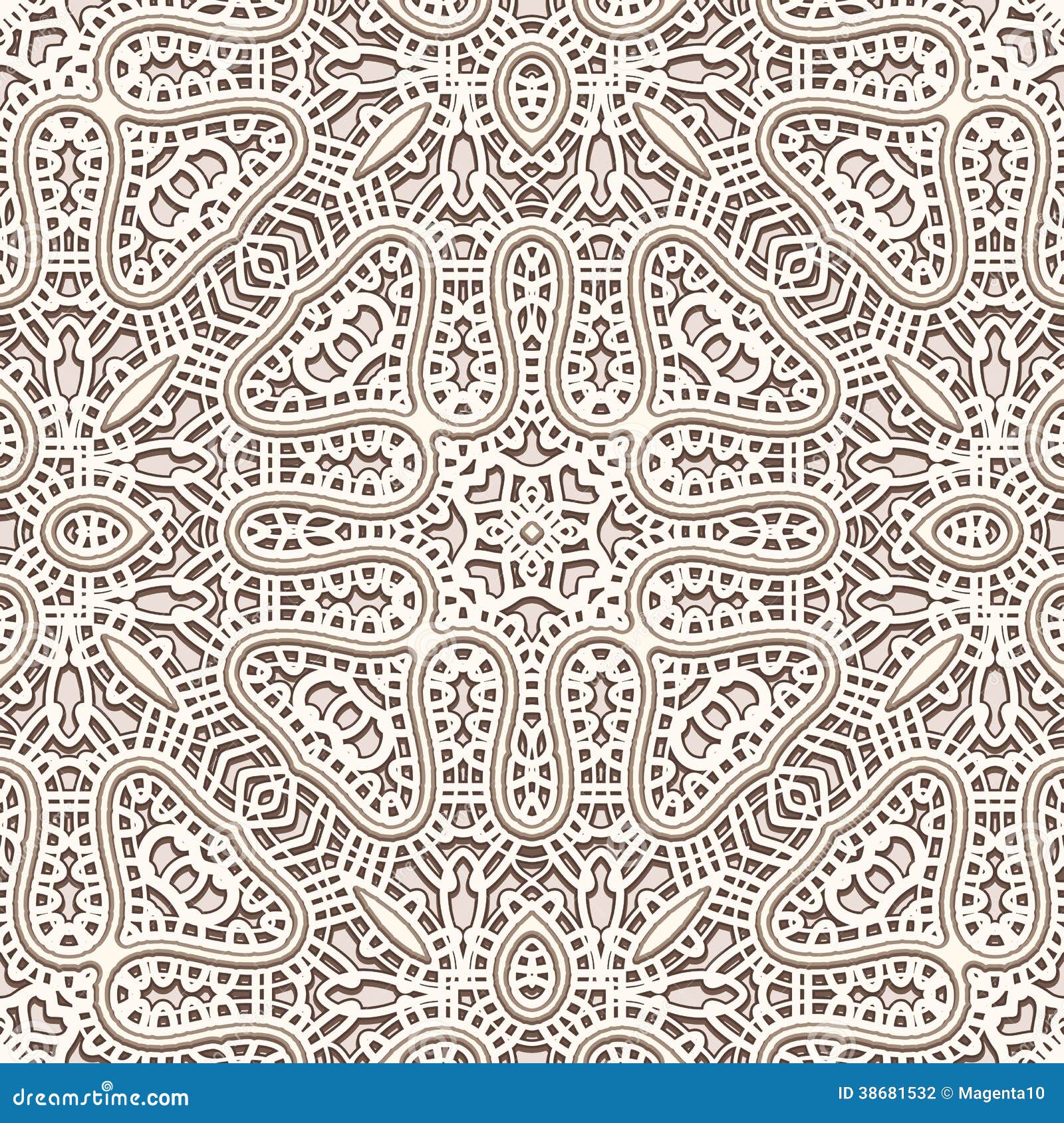 Vintage lace pattern stock vector. Illustration of ethnic - 38681532