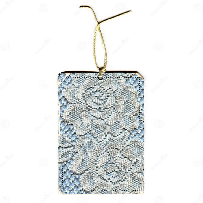 Vintage Lace Tag stock image. Image of dainty, fashion - 16800659