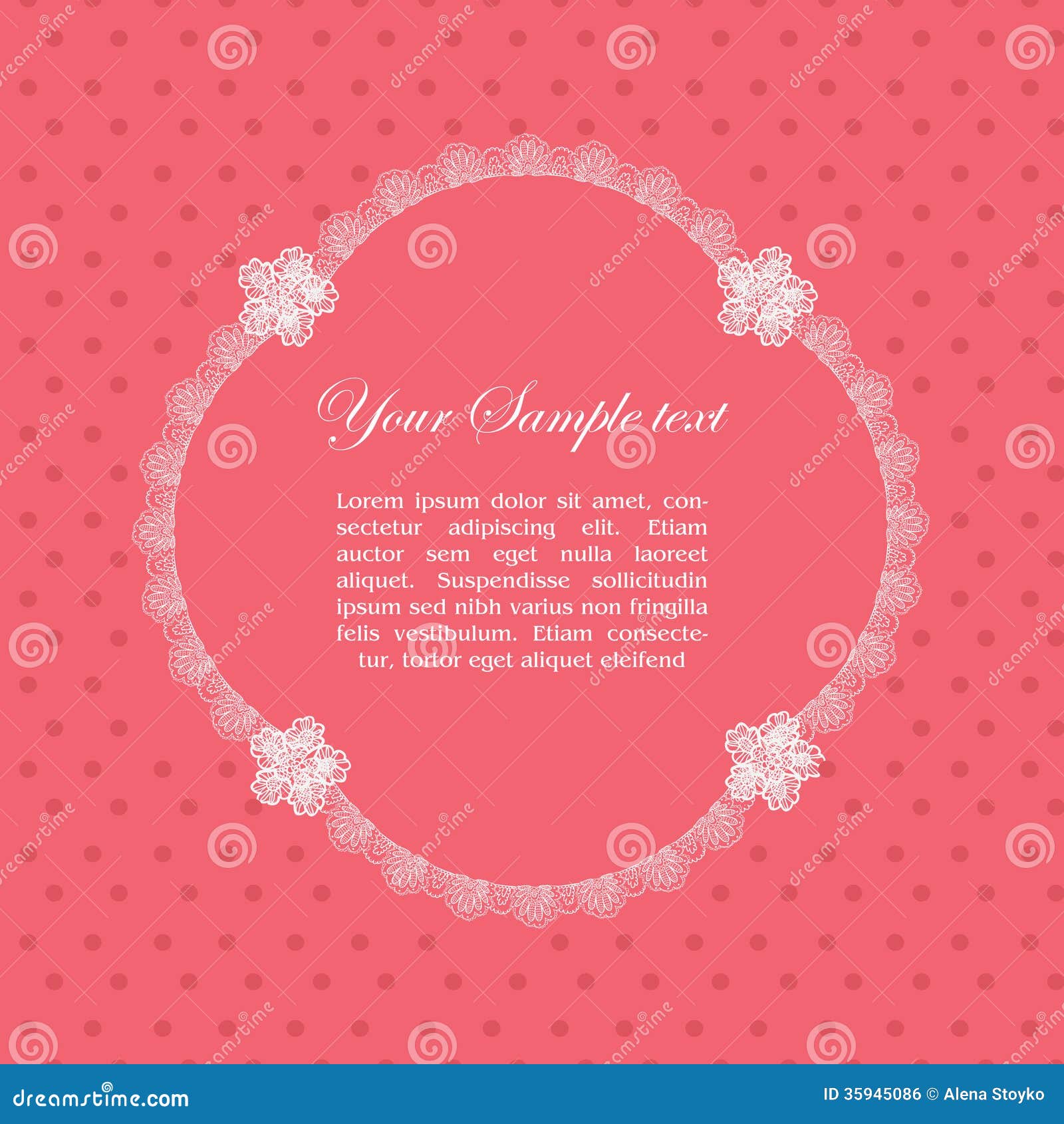 Vintage lacy background stock vector. Illustration of frame - 35945086