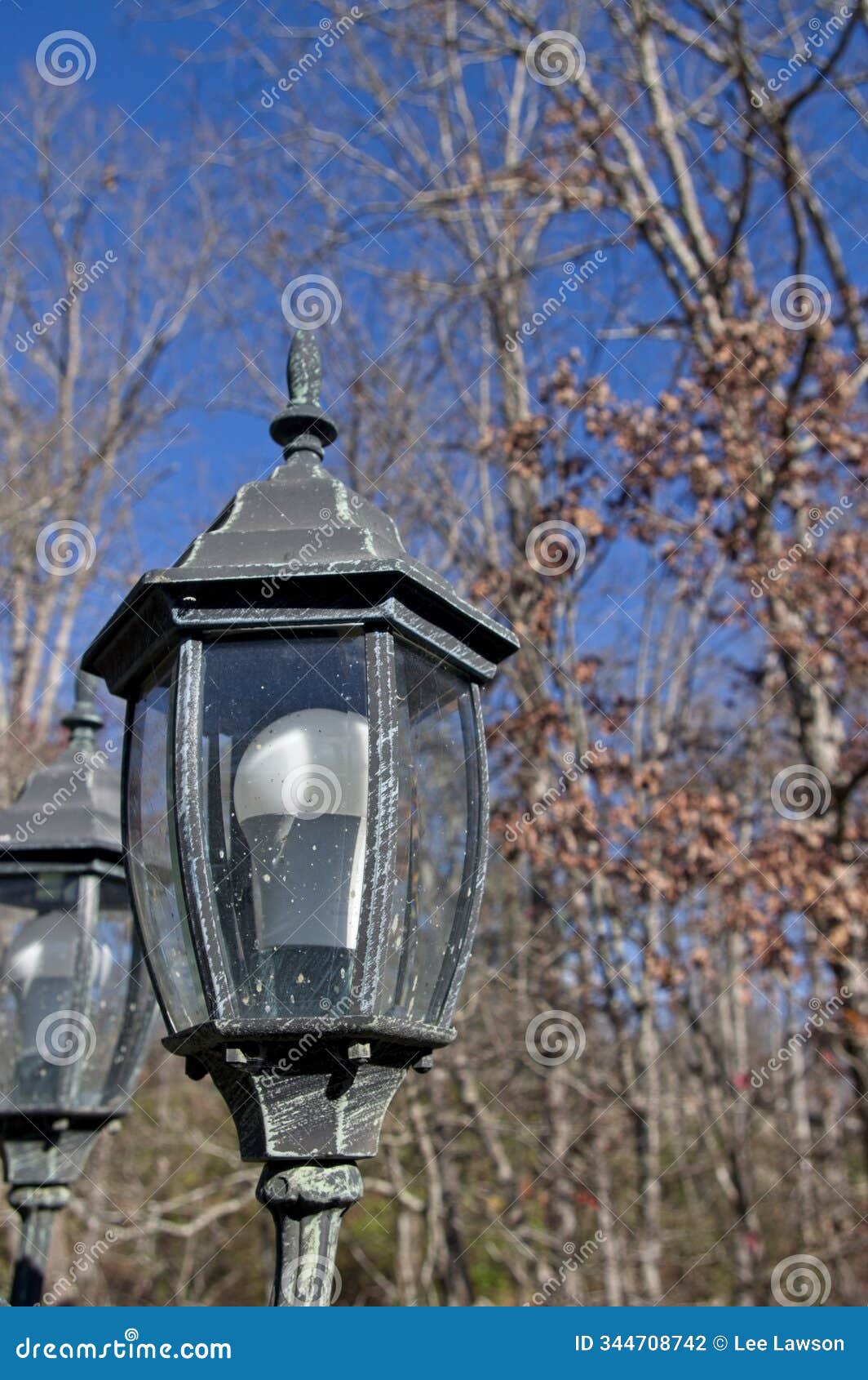 Vintage lamp post stock photo. Image of decorative, architectural ...